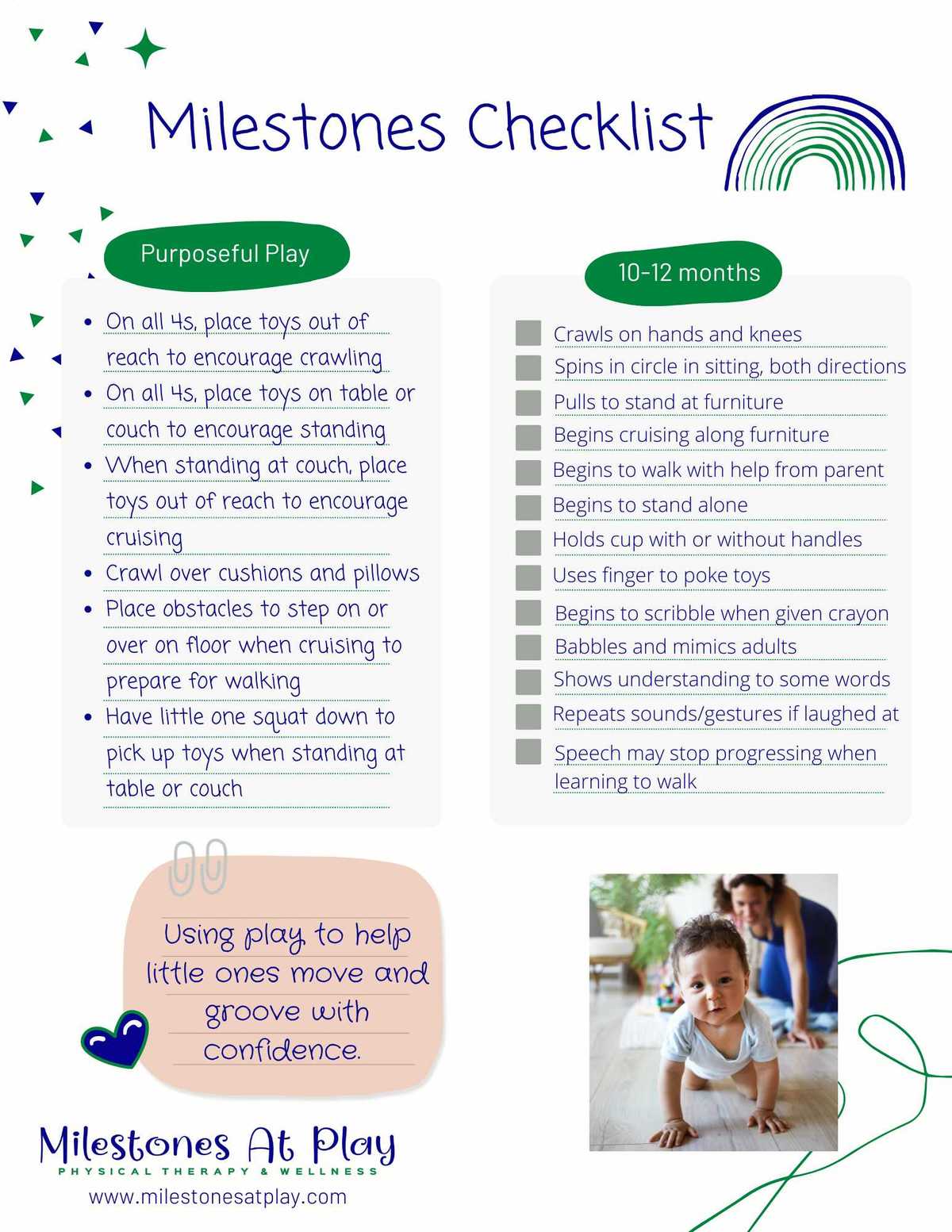 What Should My 10-12 Month Old Baby Be Able To Do? | Milestones At Play ...